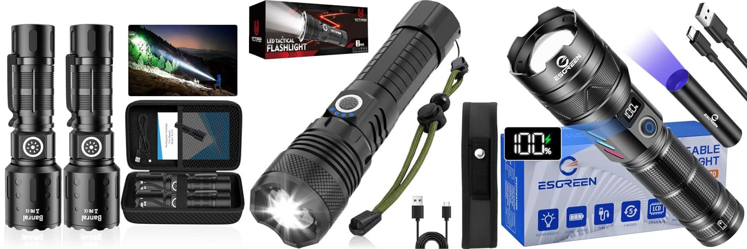 Top 5 10000 Lumen Flashlights: Reviews & Extreme Brightness Tests