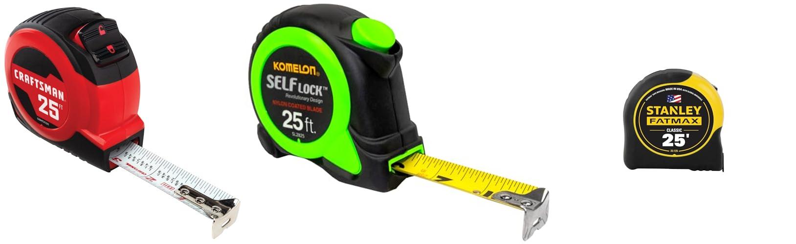 Top 5 Best 25 Tape Measures: Reviews & Buying Guide for Pros