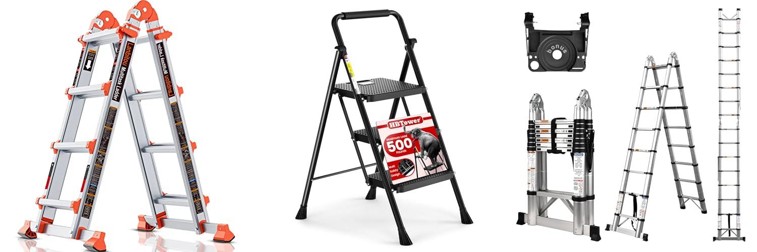 Top 5 Foldable Ladders: Reviews, Ratings & Buying Guide