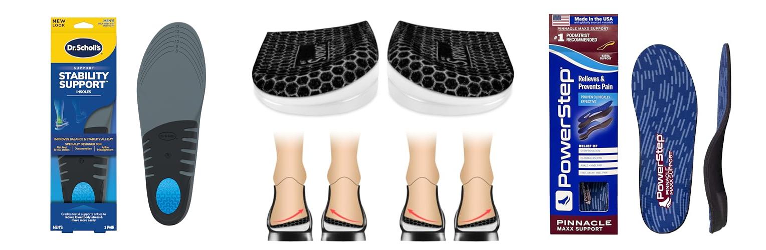 Top 5 Shoe Inserts For Overpronation: Review & Buyer's Guide
