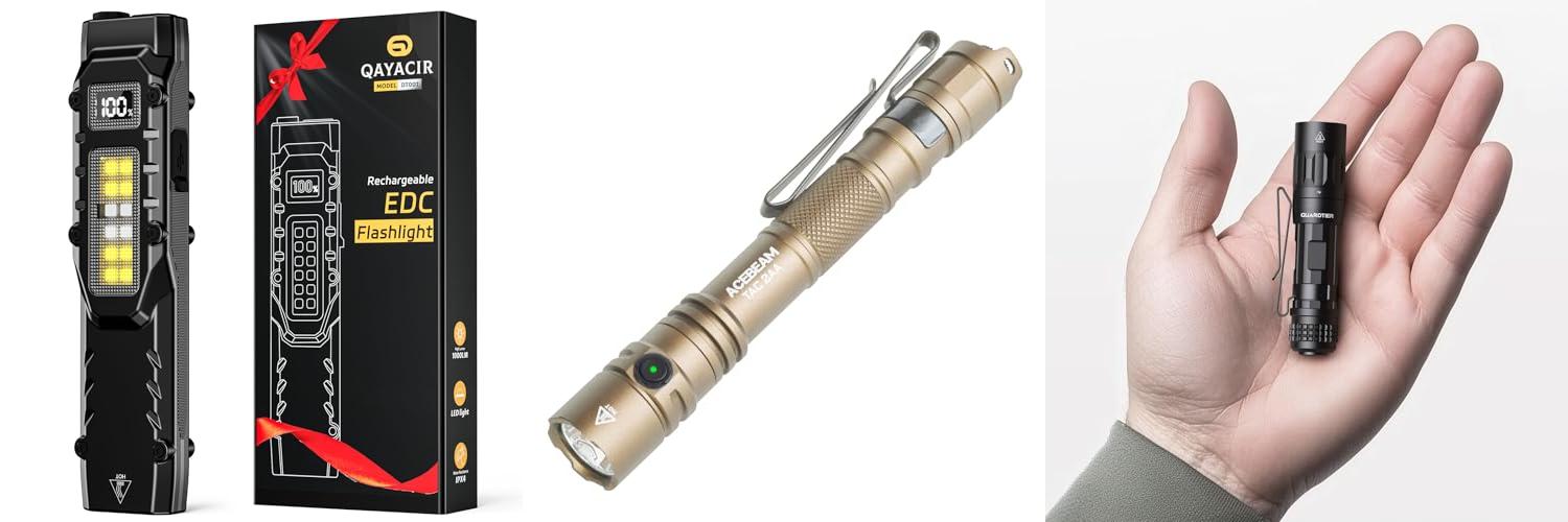 Top 5 Budget Rechargeable EDC Flashlights Reviewed