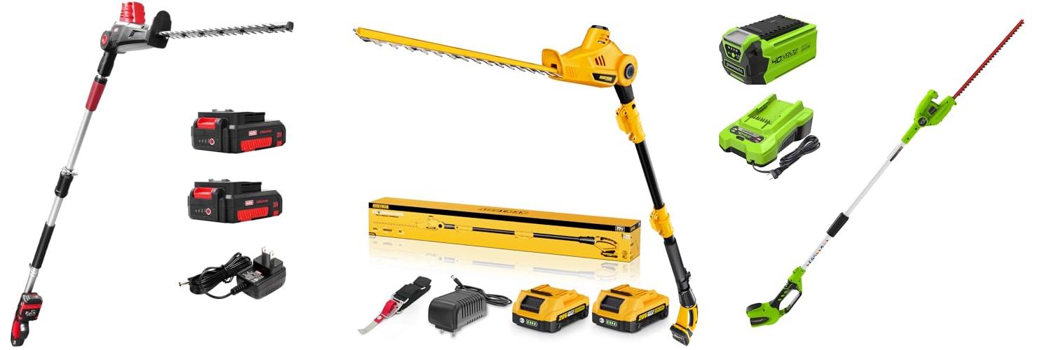 Top 5 Hedge Trimmers With Extension Poles Reviewed
