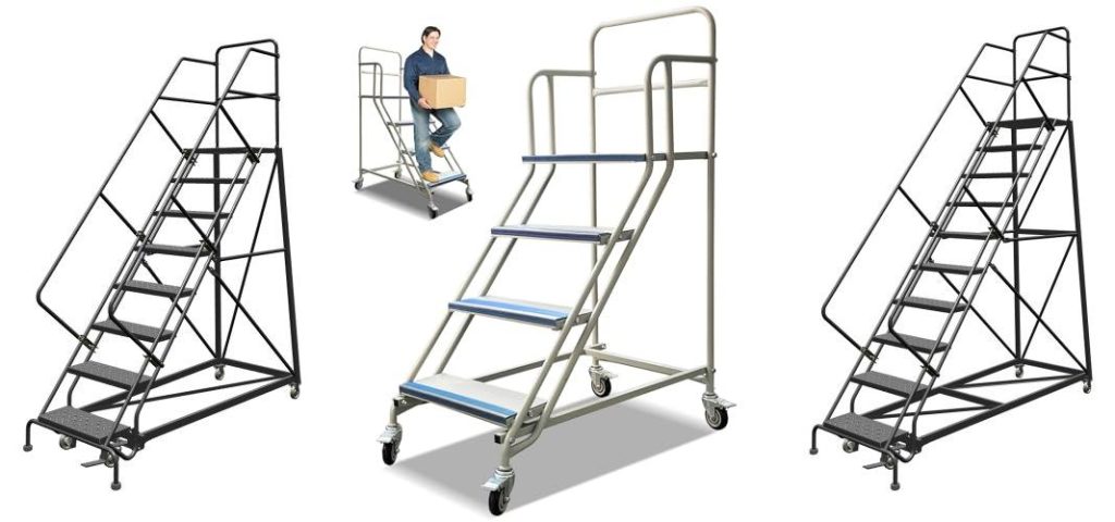 Best Rolling Platform Ladders - Top 5 Picks & Review